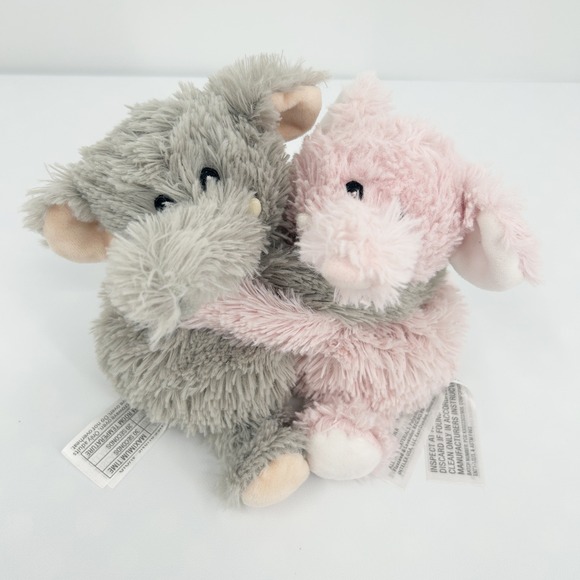 Warmies | Toys | Warmies Elephant Hugs Plush Pink Gray Heatable ...